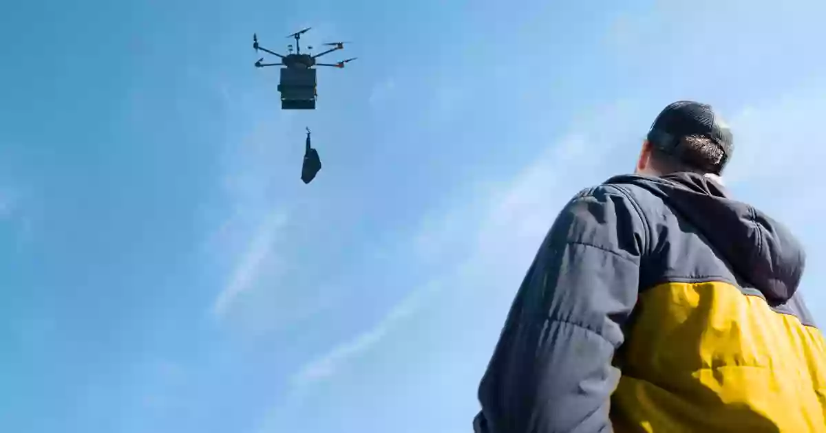 Flytrex Drone Delivery Point – Carolina Brewing company Holly Springs ...